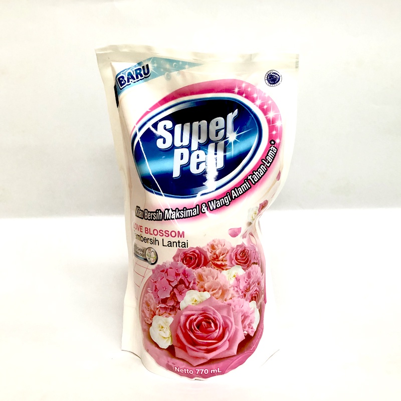 Jual Superpell Pembersih Lantai Pink Refill 700ML | Shopee Indonesia