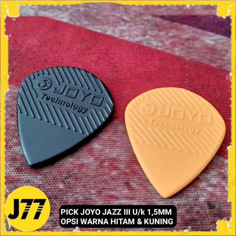 Jual Pick Gitar Bass Joyo Jazz III Ukuran 1,5mm | Shopee Indonesia