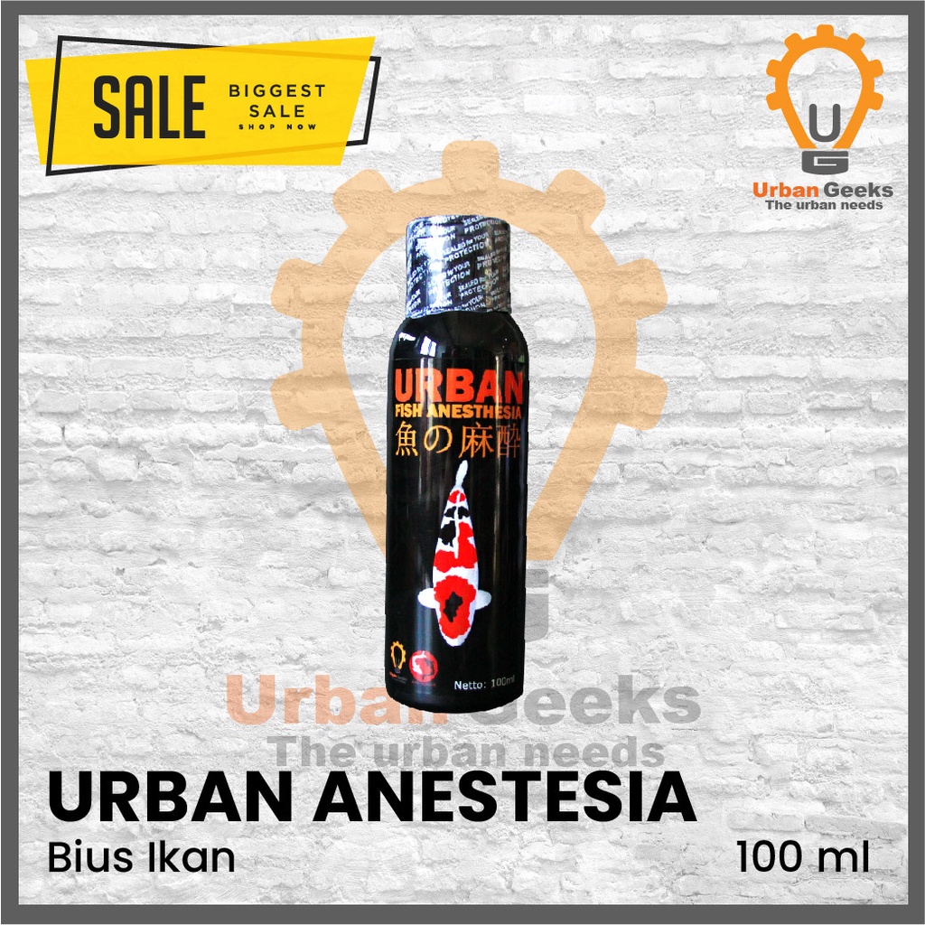 Jual Bius Ikan Urban Fish Anesthesia 100 ml Bius Ikan Treatment ...