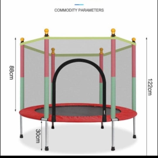 Jual Tram Trampoline Anak Trampolin Anak Jaring Aman | Shopee Indonesia