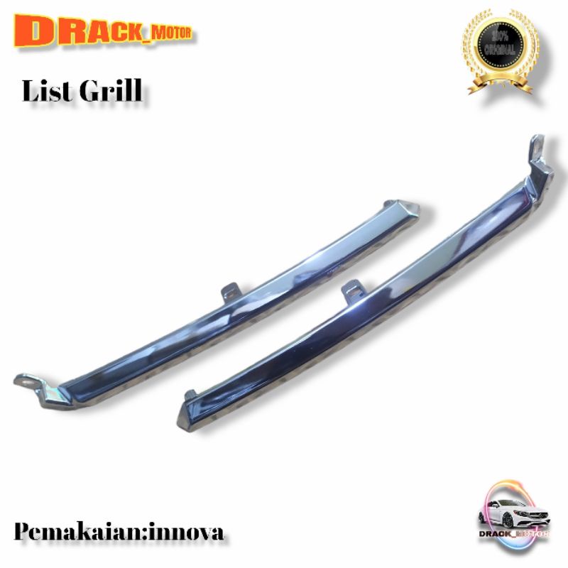 Jual LIST GRILL CHROME INNOVA ORIGINAL SATUAN | Shopee Indonesia