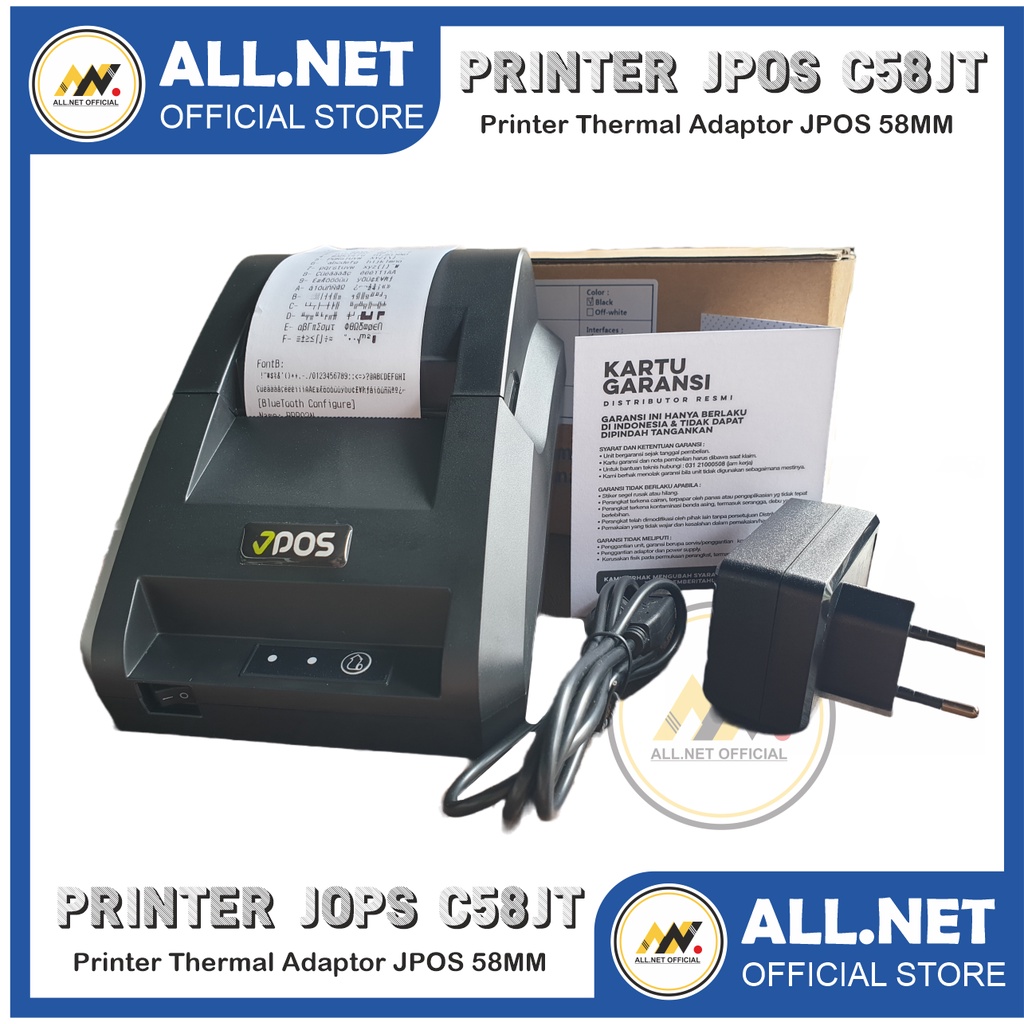 Jual Printer Bluetooth Nota 58mm Iware, EPPOS, JPOS, Xprinter Cetak ...