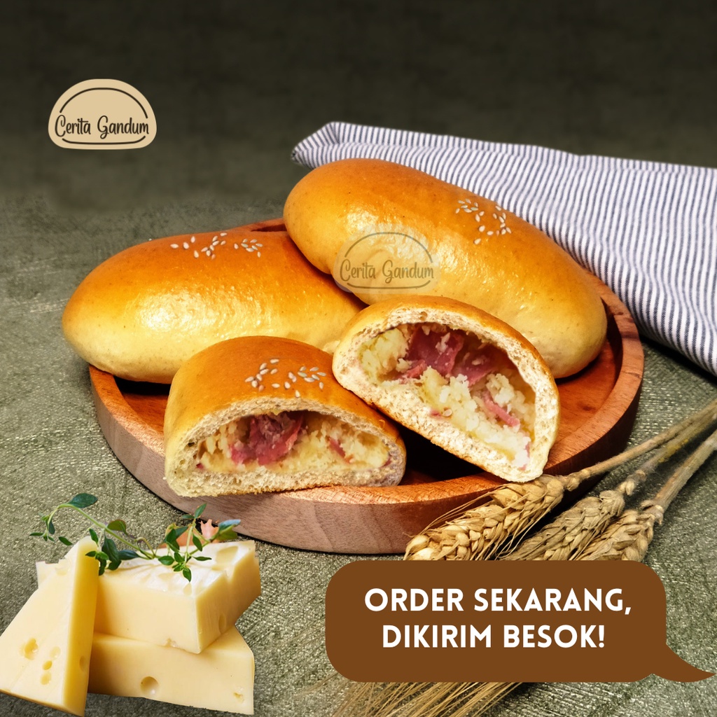 Jual Roti Isi Smoke Beef Premium (Gandum) | Shopee Indonesia