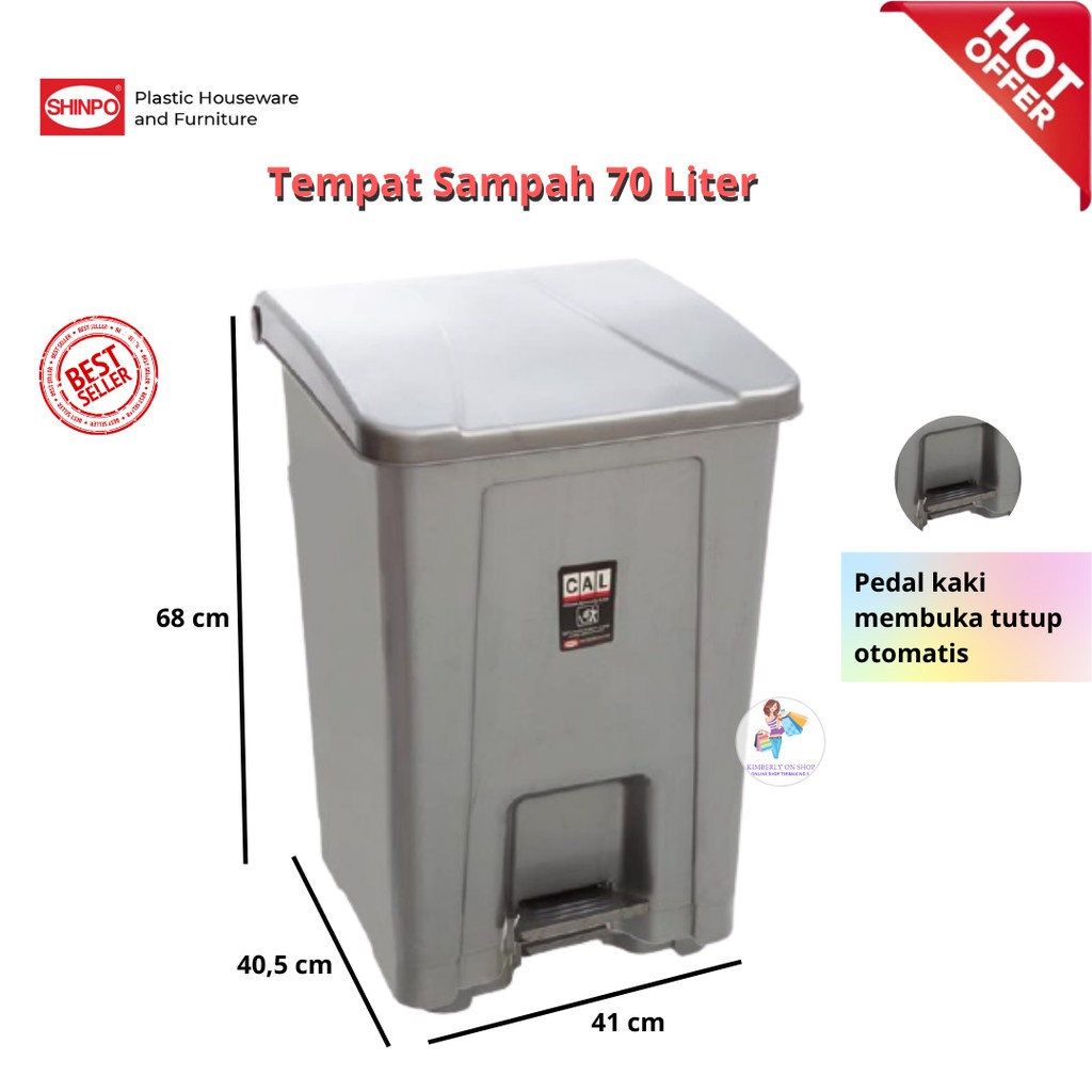 Jual Tempat Sampah Injak Segi 70 Liter Shinpo SIP 790 | Shopee Indonesia Jual Tempat Sampah Injak Segi 70 Liter Shinpo SIP 790 | Shopee Indonesia