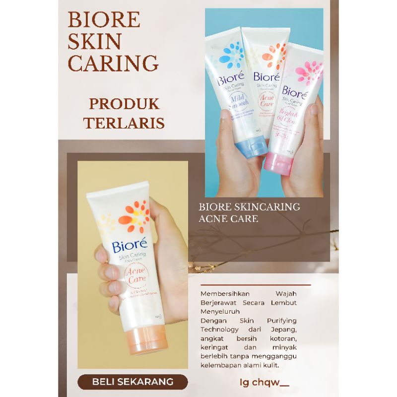 Jual Biore Skin Caring | Shopee Indonesia