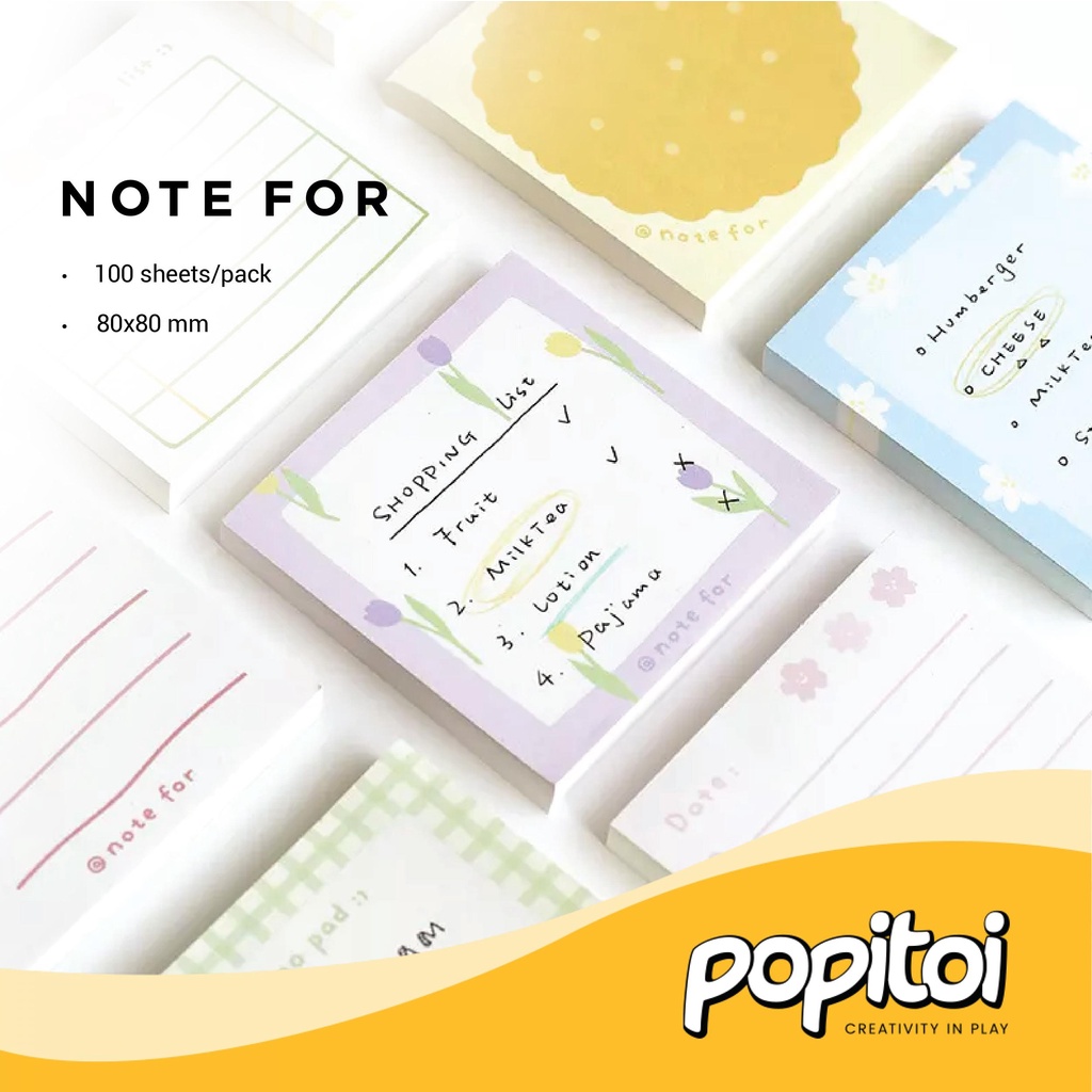 Jual Note For Memo Pad Mini Catatan Kecil Motif Lucu Notes Note ...