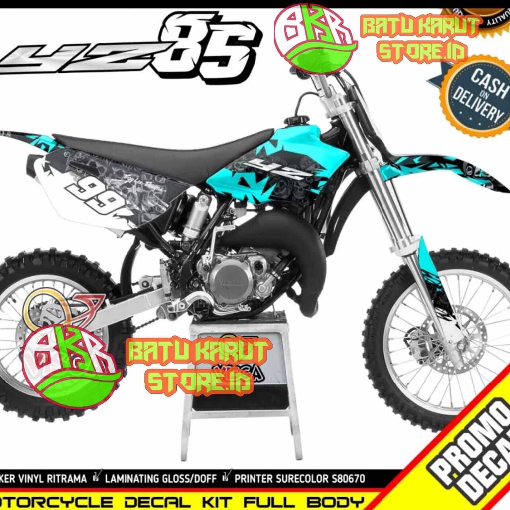 Jual DECAL YZ 85 NEW,YZ 85 NEW GTX,YZ 85 OLD,YZ 250,TERBAR FULL BODY ...