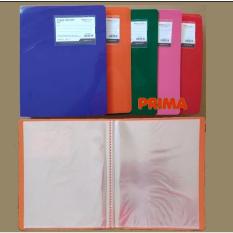 Jual Map Plastik Clear Holder A5 inter X Folder isi 20 lembar | Shopee ...
