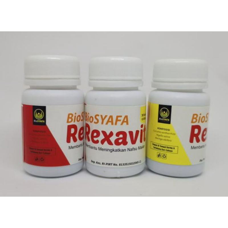 Jual REXAVIT KAPSUL BIOSYAFA / KEBUTUHAN NUTRISI MINERAL DAN VITAMIN ...