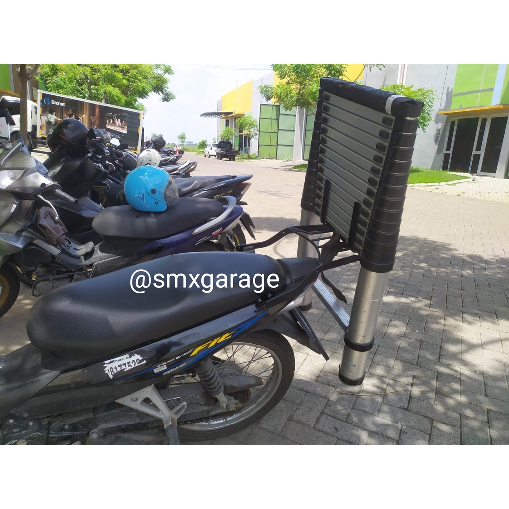 Jual bracket dudukan tangga telescopic teleskopik single double dobel ...