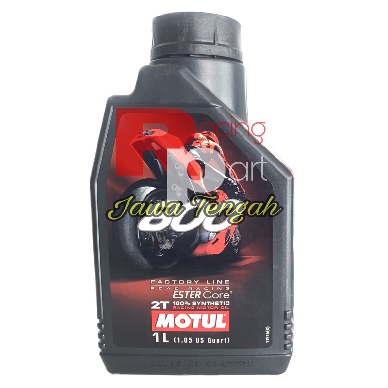 Jual OLI MOTUL 800 2T ROAD RACING FULL SYNTETIC 1L | Shopee Indonesia