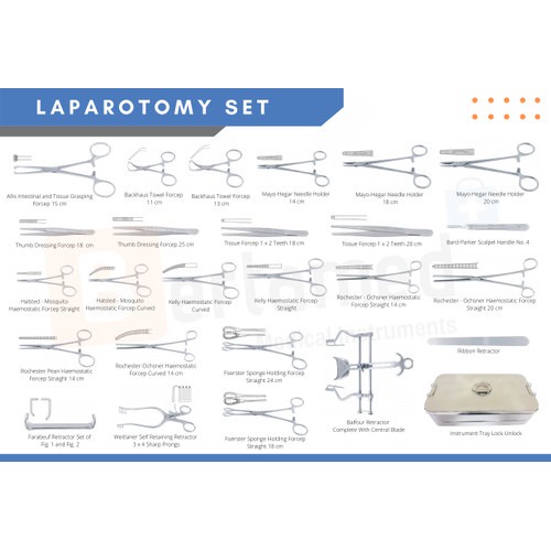 Jual Laparotomy Surgery Set 26 Of Marwa Set Bedah | Shopee Indonesia