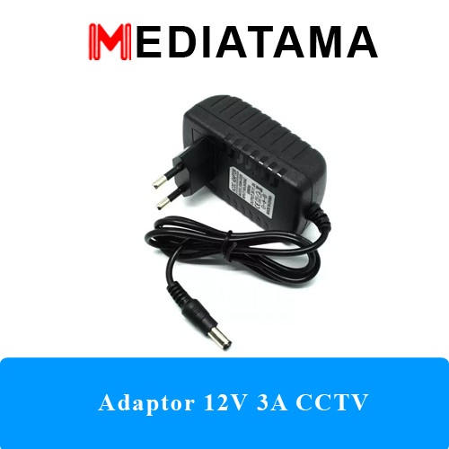 Jual Adaptor 12V 3A 12 V 3 A CCTV Camera Led Stip Monitor Switching ...