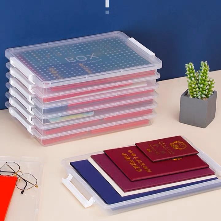 Jual Document Keeper A4 2 Tingkat Penyimpanan Dokumen File Clear Holder ...
