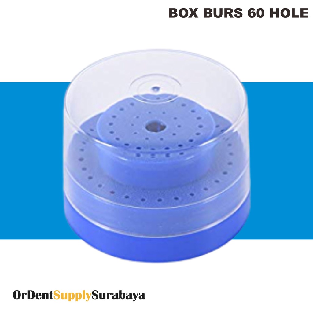 Jual Box bur 60 lubang tempat bur kedokteran gigi | Shopee Indonesia