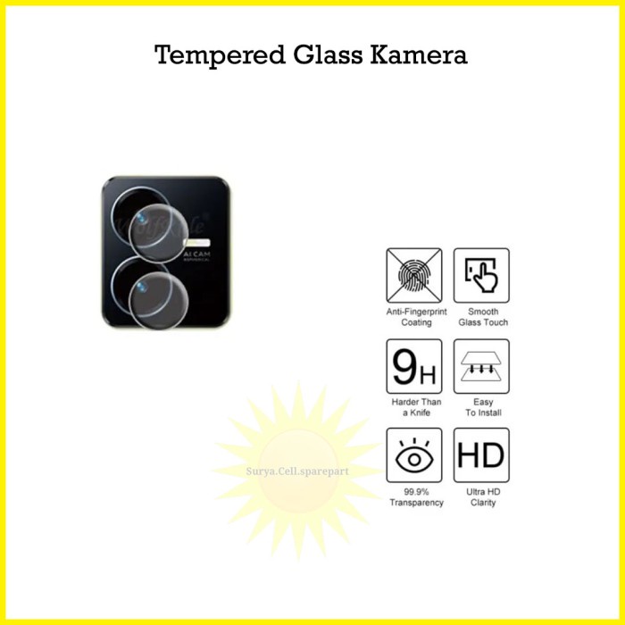 Jual Tempered Glass Camera Vivo Y02 Y16 Vivo Y22 Y22s Y35 Vivo V25 5g ...