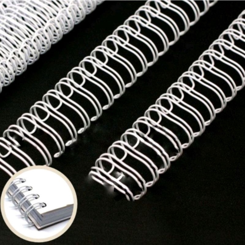 Jual Spiral Kawat Jilid F4 3:1 no.3,4,7,8 dan9/ Binding Wire / Ring ...