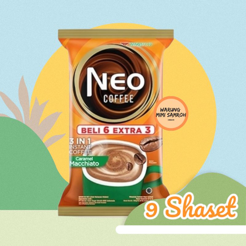 Jual NEO COFFEE KOPI INSTANT (6+3) caramel machiato 9 bungkus x 20g ...