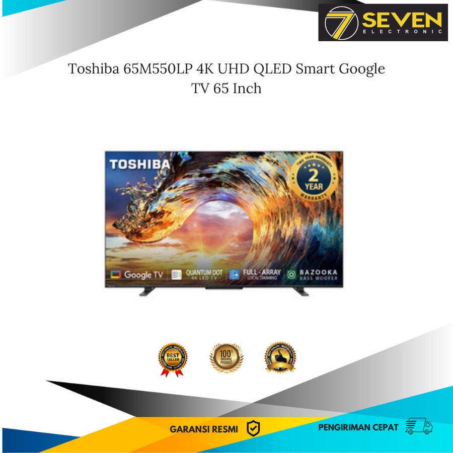 Jual Toshiba 65M550LP 4K UHD QLED Smart Google TV 65 Inch | Shopee Indonesia