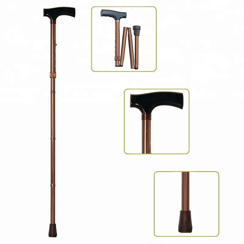 Jual Tongkat Lipat Kaki Satu Tongkat Lipat Lansia Tongkat Jalan ...