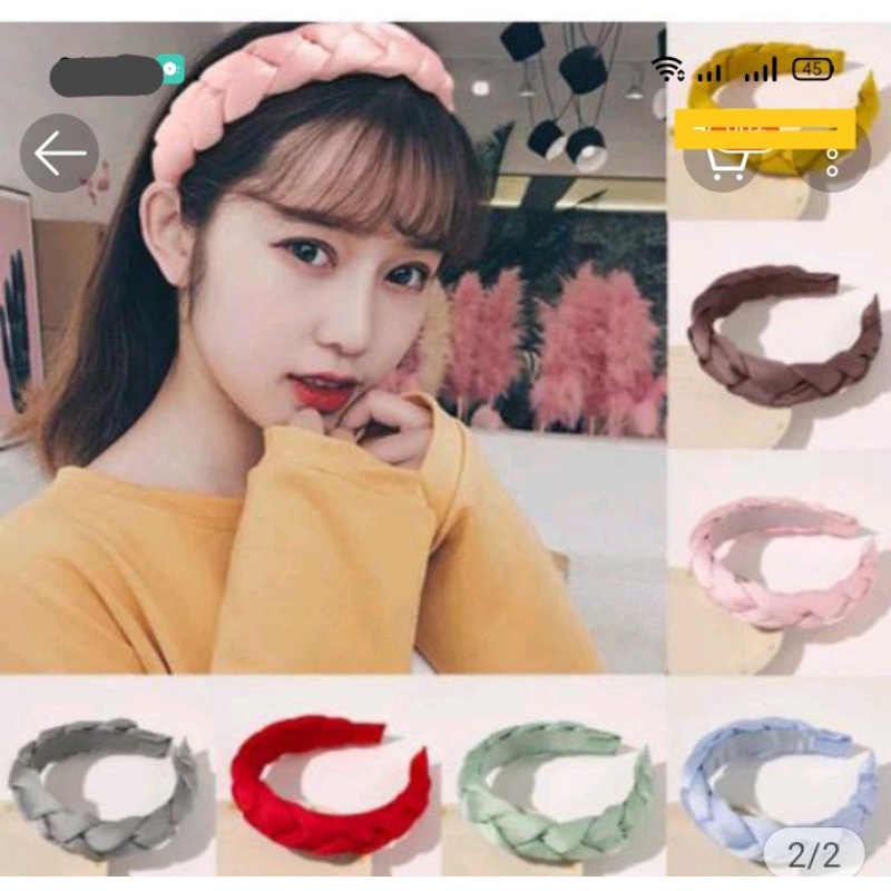 Jual Bando Wanita Style Korea Bando Kepang Bando Terkini | Shopee Indonesia