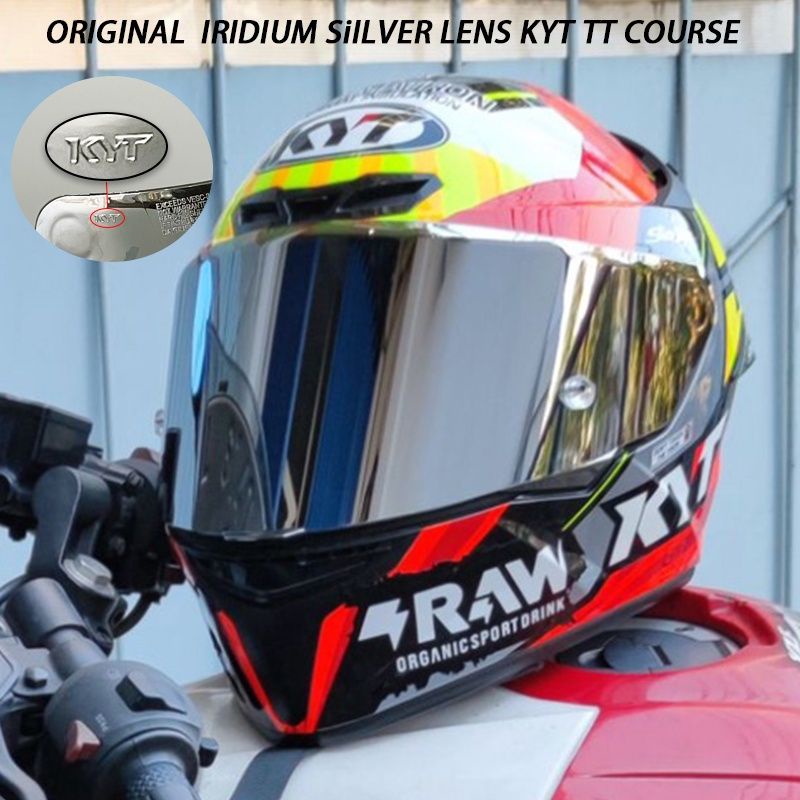 Jual KACA VISOR IRIDIUM BLUE RED GOLD GREEN KYT TT COURSE | Shopee ...