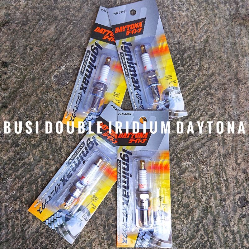 Jual BUSI DOUBLE IRIDIUM DAYTONA BEAT FI KARBU SCOPPY KHARISMA SUPRA X ...