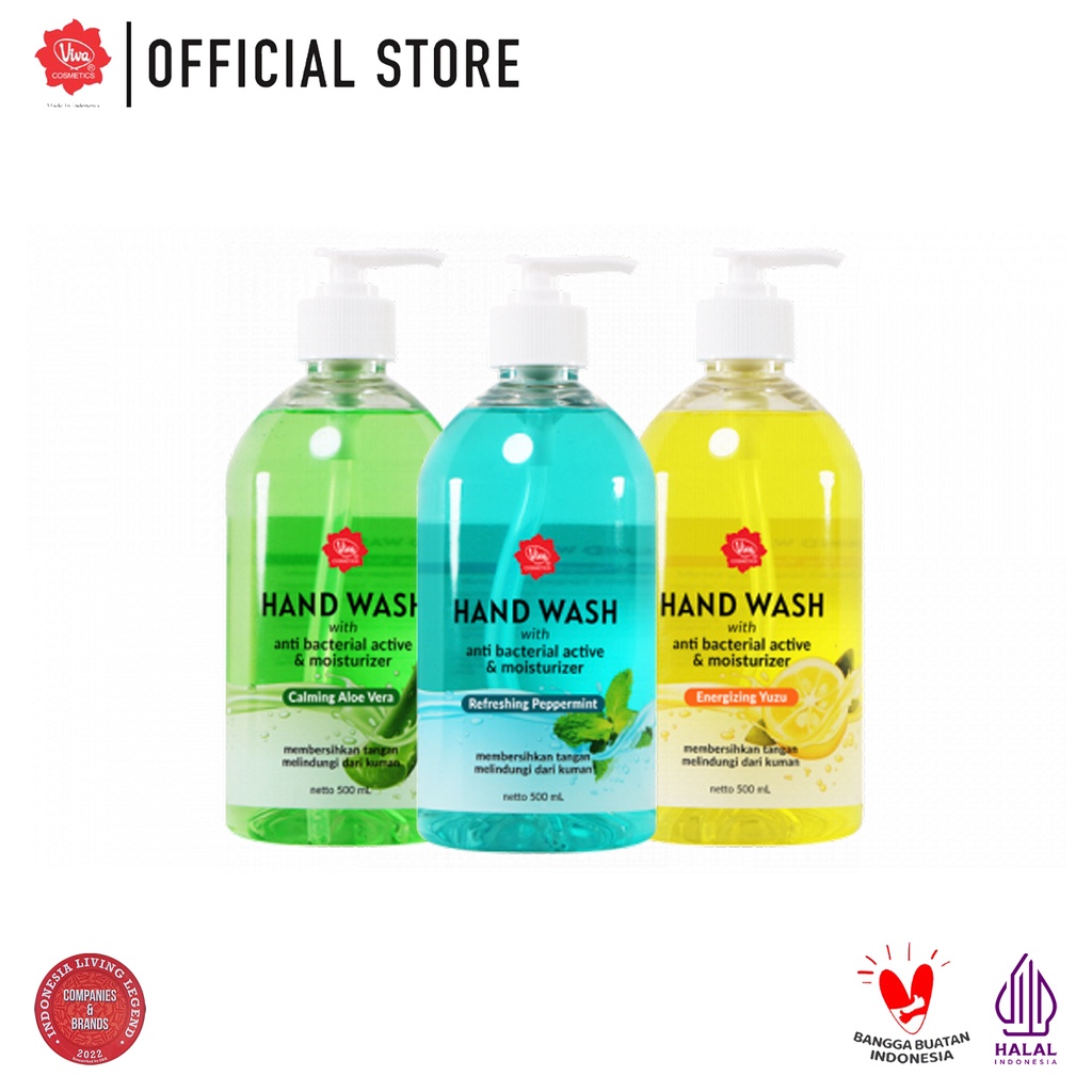 Jual Viva Hand Wash with Antibacterial Active & Moisturizer (Sabun ...