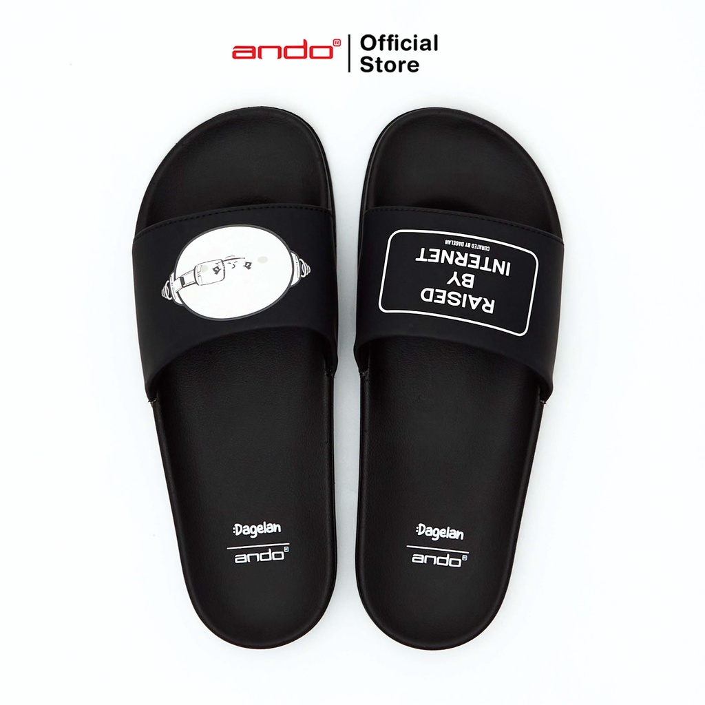 Jual Ando Official Sandal Selop Slip On Ando X :Dagelan - Transmission ...