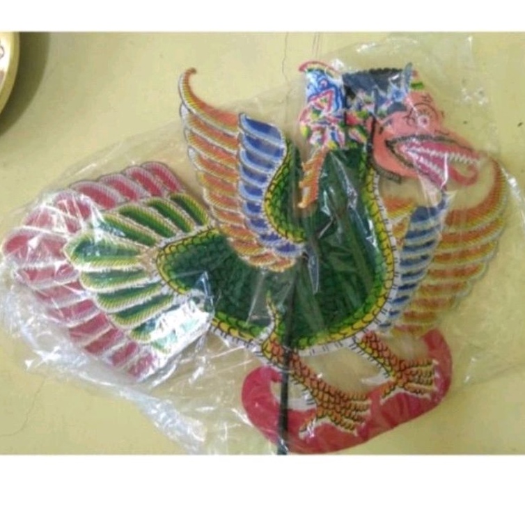Jual WAYANG KULIT GARUDA JAYAYU BAHAN KULIT SAPI ASLI | Shopee Indonesia