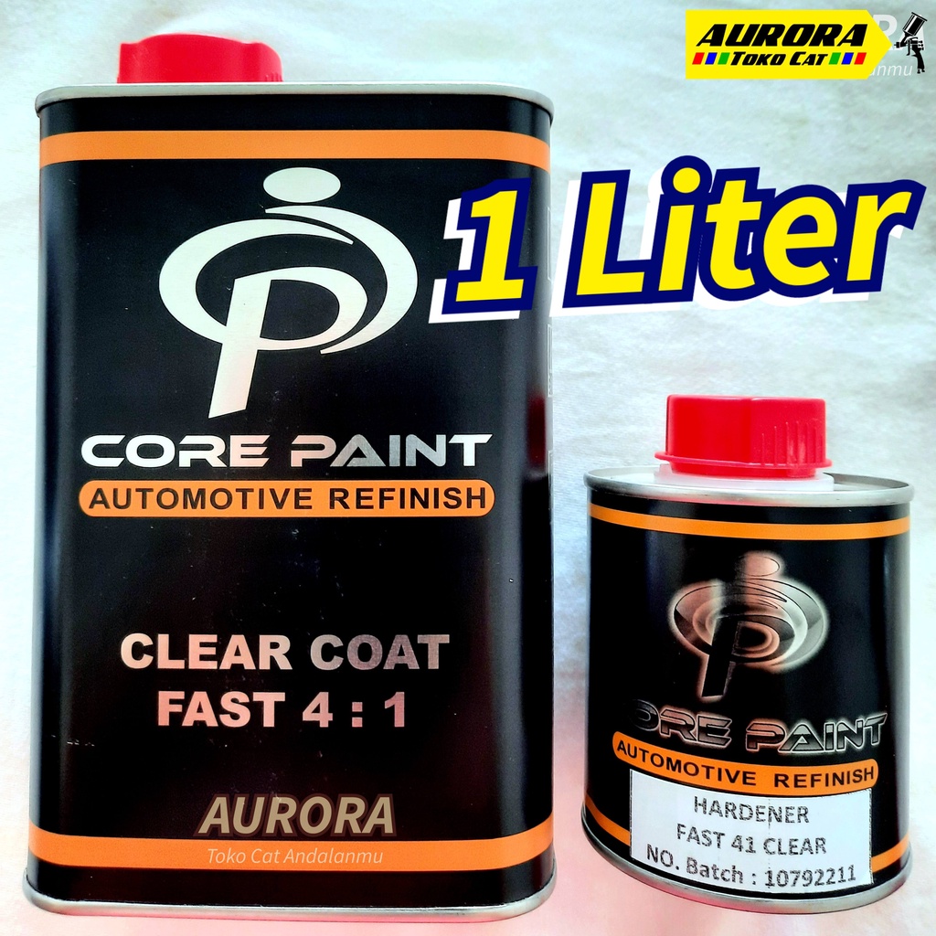 Jual Clear CORE PAINT 4:1 Pernis Anti Gores 4 Banding 1 1 Liter 1 Kilo ...