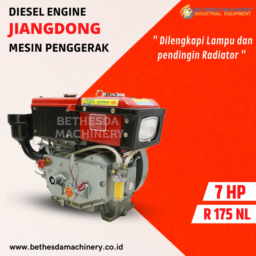 Jual Mesin Diesel Jiangdong 7 PK R175 NL / Diesel Engine 7 HP | Shopee Indonesia