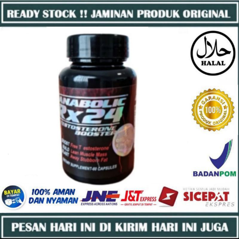 Jual Anabolic Rx 24 - Anabolic Rx 24 Herbal Testosteron Booster RX 24 ...