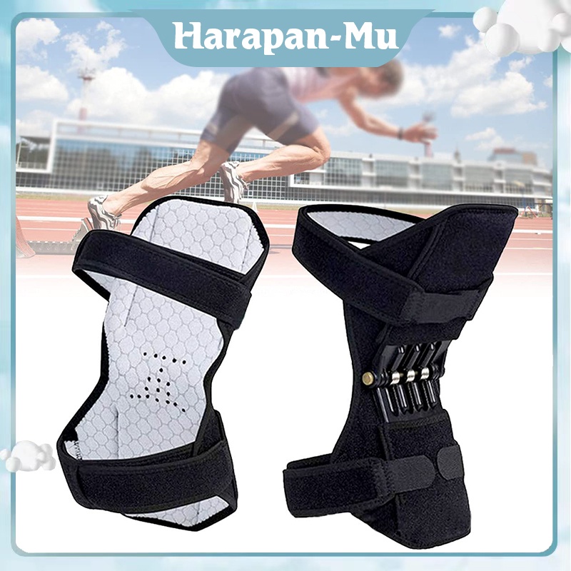 Jual 2 Pcs Knee Booster Pads Spring Force Stabilizer Penahan Beban ...