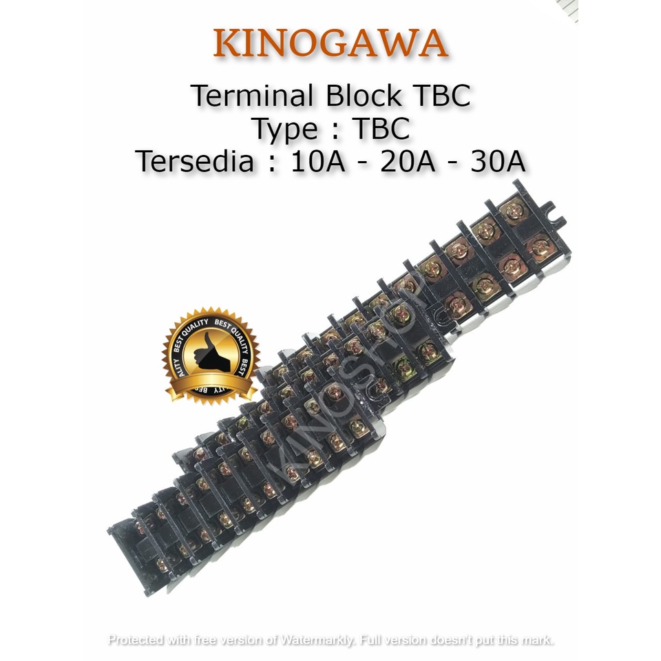 Jual Terminal Block TBC - Terminal Sambung TBC - TBC Din Rail | Shopee ...