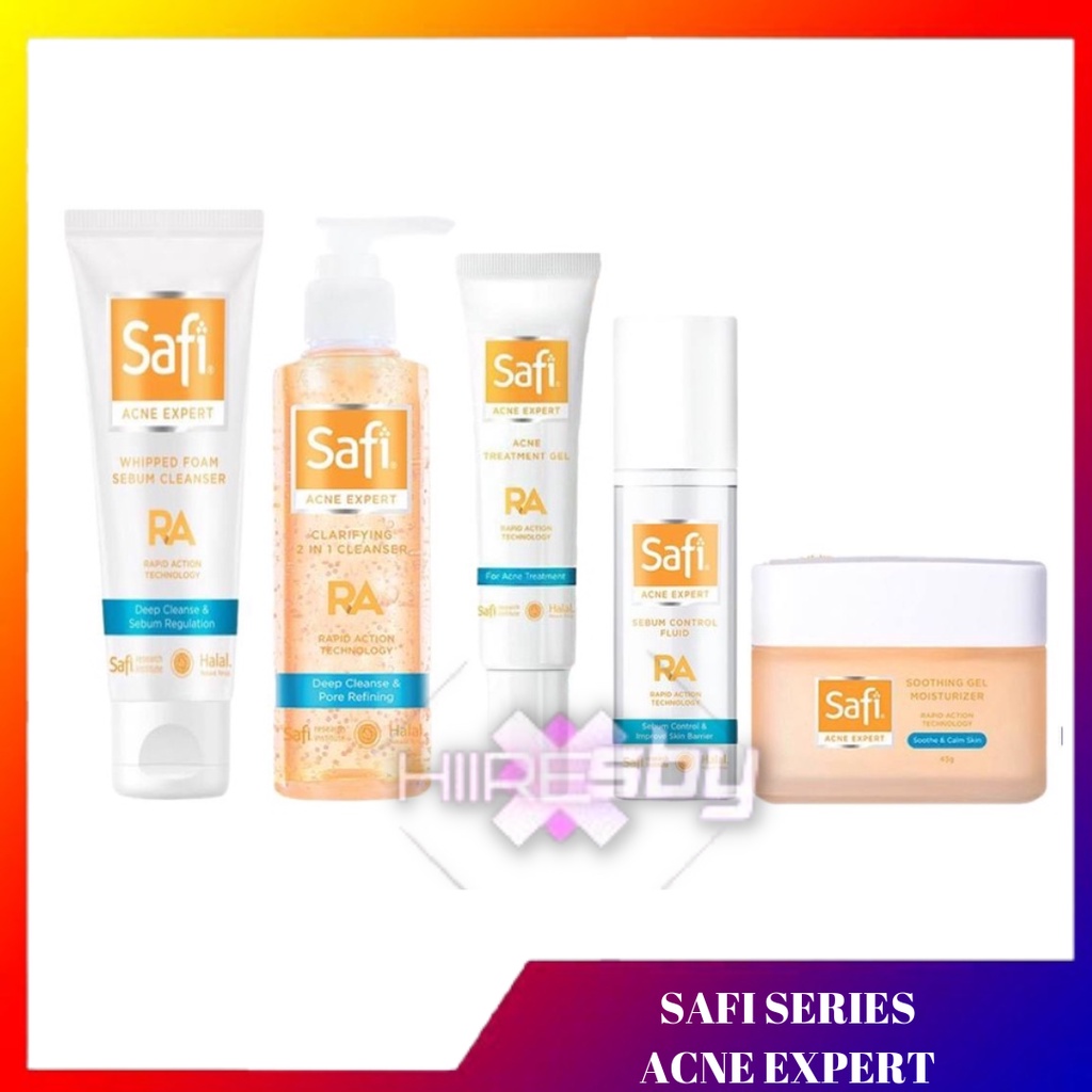 Jual Safi Acne Expert | Whip Foam 2in1 Cleanser Acne Gel Moisturizer ...