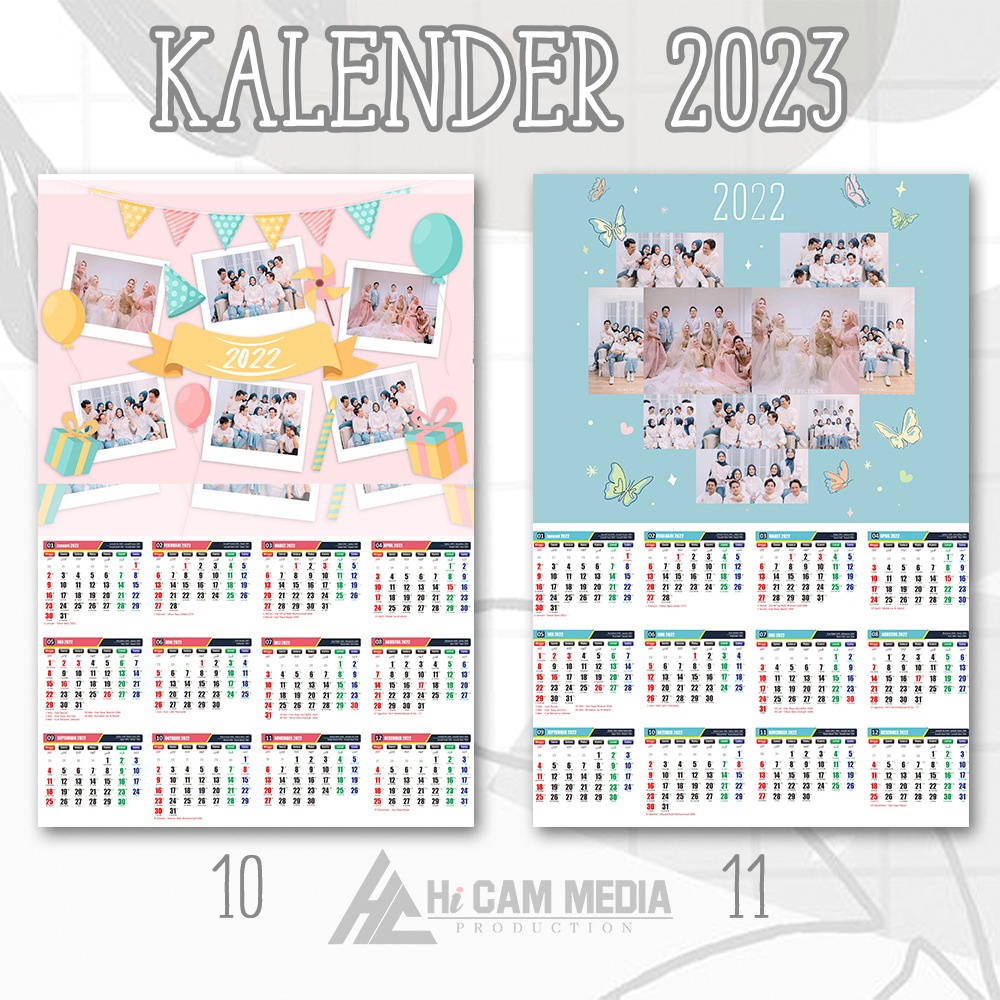 Jual Kalender 2024 costum / kalender custom / kalender foto sendiri ...