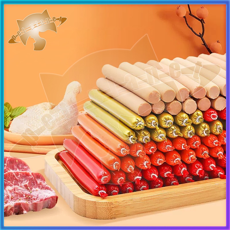 Jual Sosis Pet Snack Hewan Peliharaan Vitamin Sosis Cemilan Sosis Ham ...