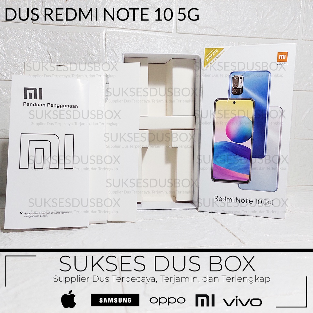 Jual DUS REDMI NOTE 10 5G - FREE STIKER DAN READY FULLSET | Shopee ...