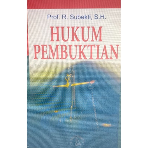 Jual Hukum Pembuktian Prof. R. Subekti | Shopee Indonesia