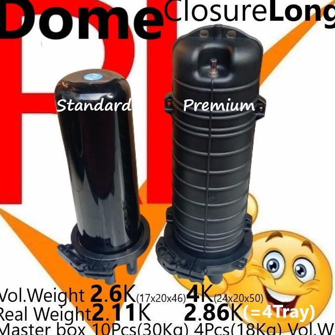 Jual Dome Splice Closure 24C 12C Vertical Joint Box 12~24 Core Fiber ...