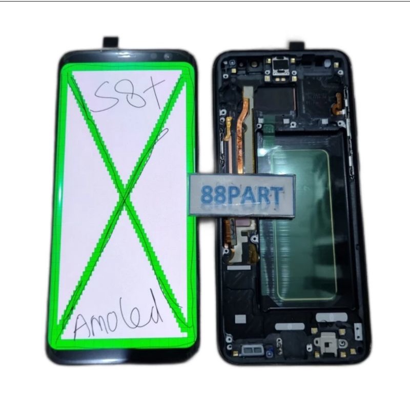 Jual LCD + FRAME TS SAMSUNG S8 PLUS G955F ORIGINAL OLED | Shopee Indonesia
