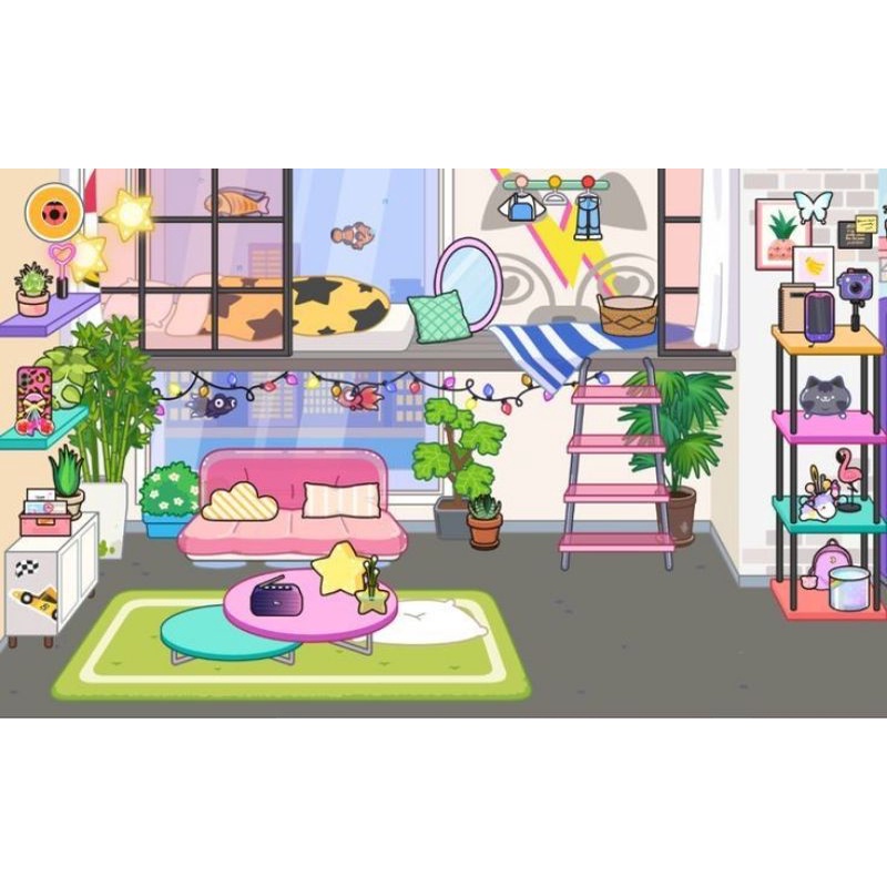Jual Mainan Kertas TocaBoca Mainan kertas Toca Boca Life Ruangan Toca ...