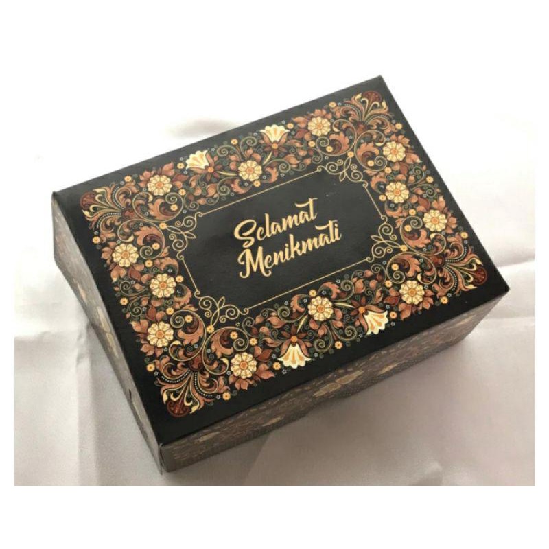Jual Dus Kue Motif Bunga Elegan KS/ Box Roti/ Dos Jajan Premium/ Kerdus ...
