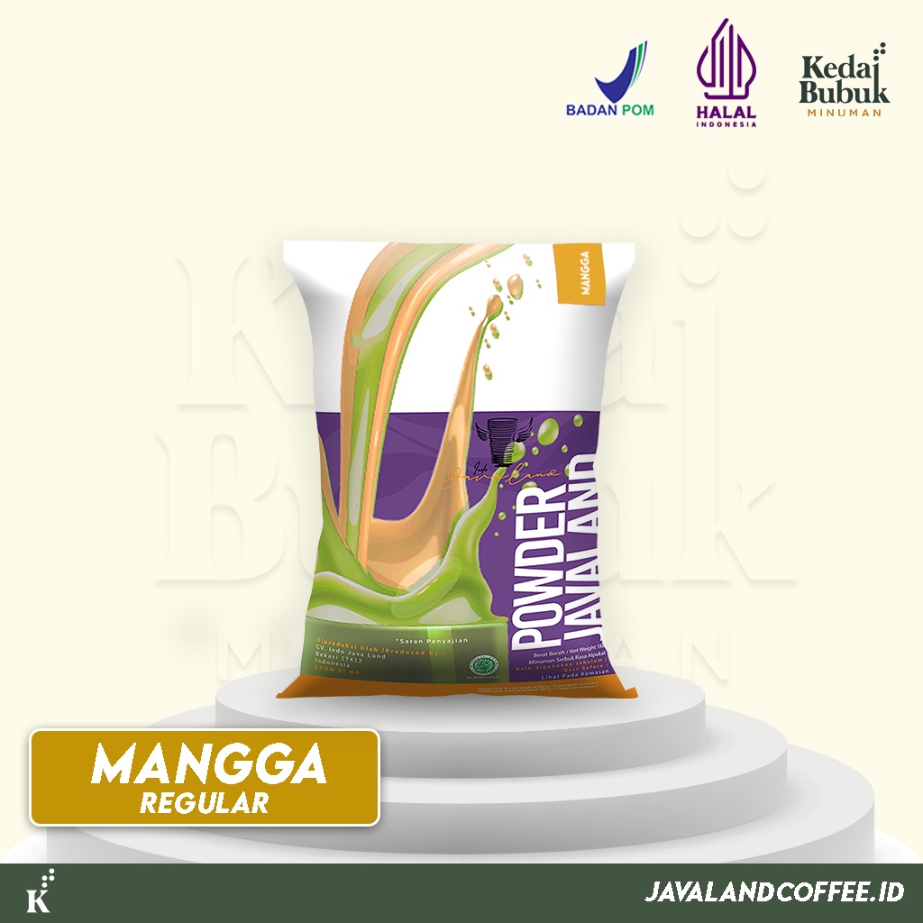 Jual Javaland Bubuk Minuman Rasa Mango / Mangga 1Kg - Regular Plain ...