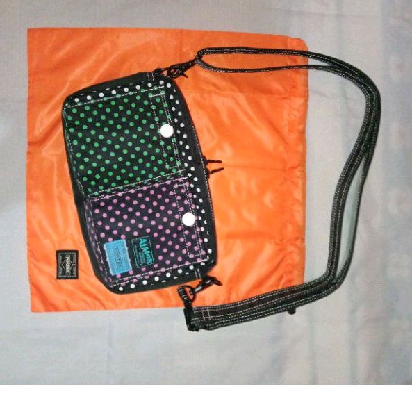 Jual Porter Yoshida x Atmos Shoulderbag Hitam Polkadot Limited Edition ...