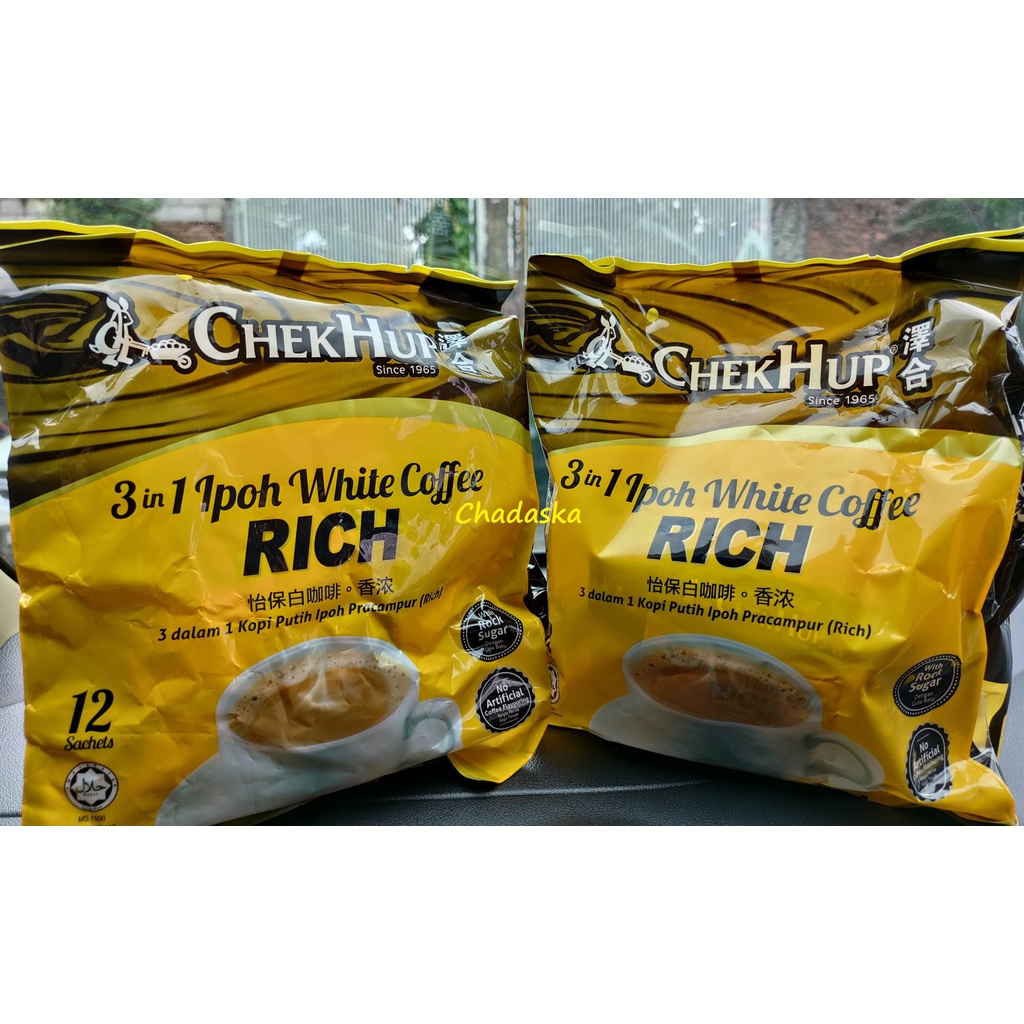 Jual Chek Hup 3 in 1 Ipoh White Coffee Rich (12 Sachets) | Shopee Indonesia