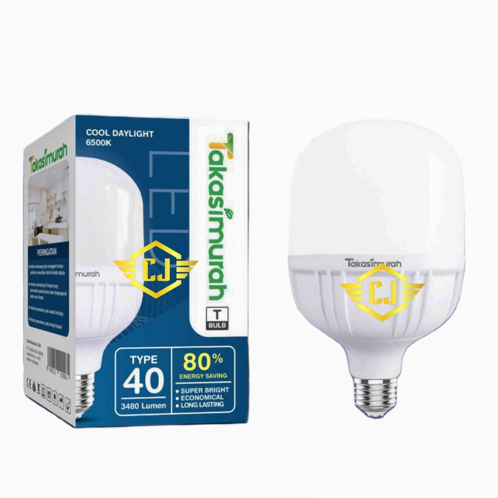 Jual Lampu LED Bulb T TAKASIMURAH 40W 40 Watt | Shopee Indonesia