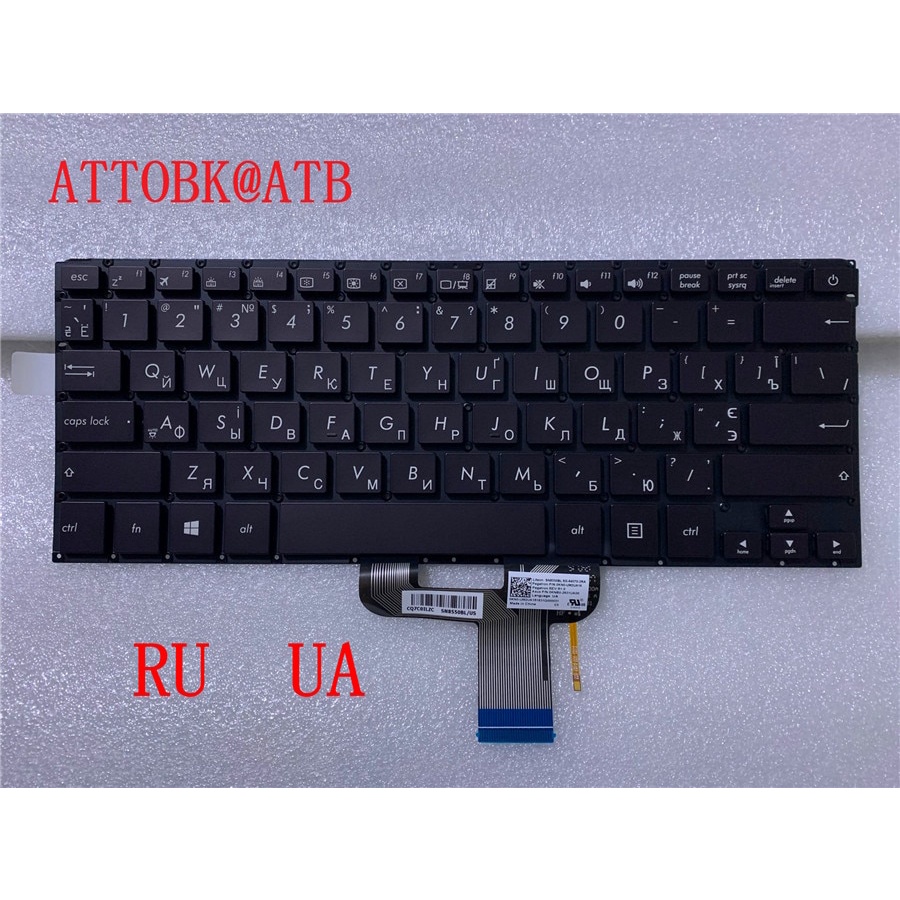 Jual PREORDER New Russian/Arabic Laptop Keyboard For Asus UX310 RX310 ...