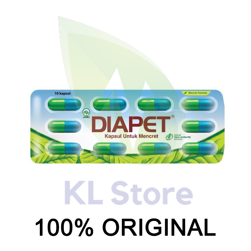 Jual DIAPET 10 KAPSUL KAPSUL UNTUK MENCRET BUANG AIR BESAR MULAS FESES ...